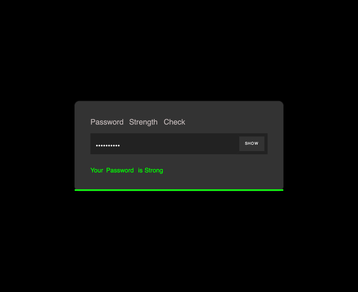 aptLearn Code Playground | Password Checker